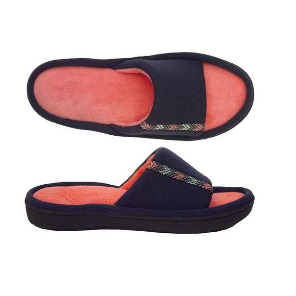 isotoner | Shoes | New Isotoner Jersey Luna Open Toe Slide Slipper ...